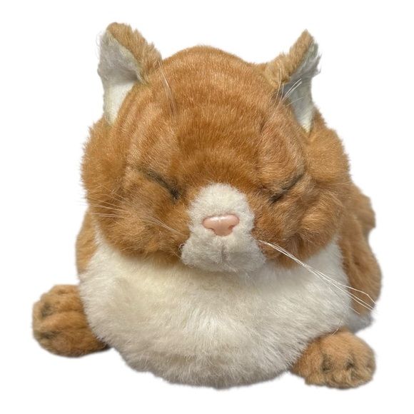 Applause | Toys | Applause Realistic Stuffed Cat Sleeping Chubby Tabby ...